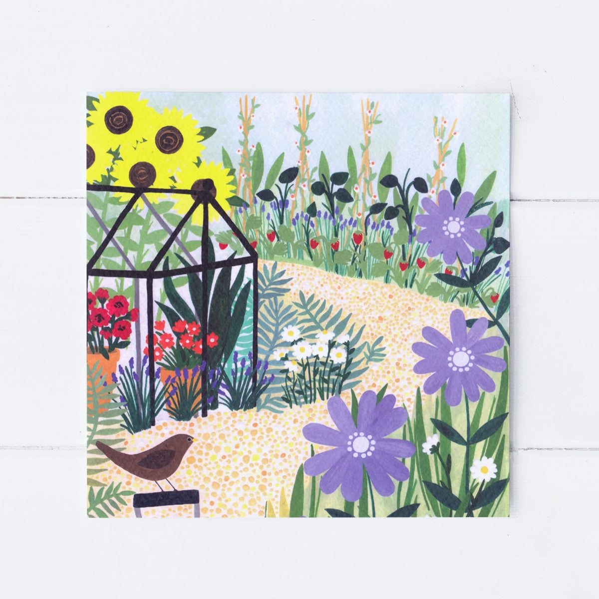 Sian Summerhayes "Gardening" greetings card – The Made in Stroud Shop
