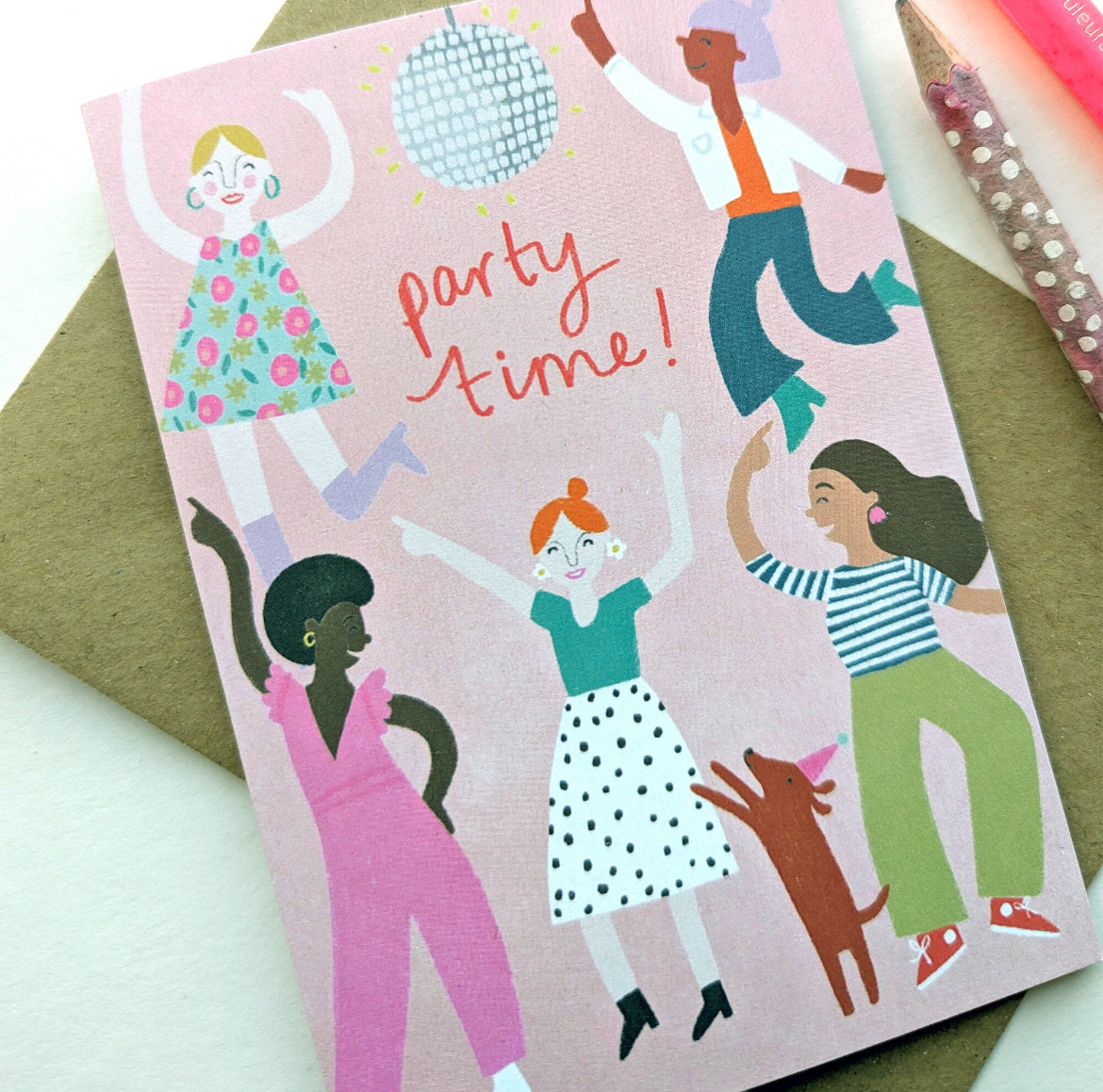 Stephanie Cole Designs “Party time” greetings card – The Made in Stroud ...