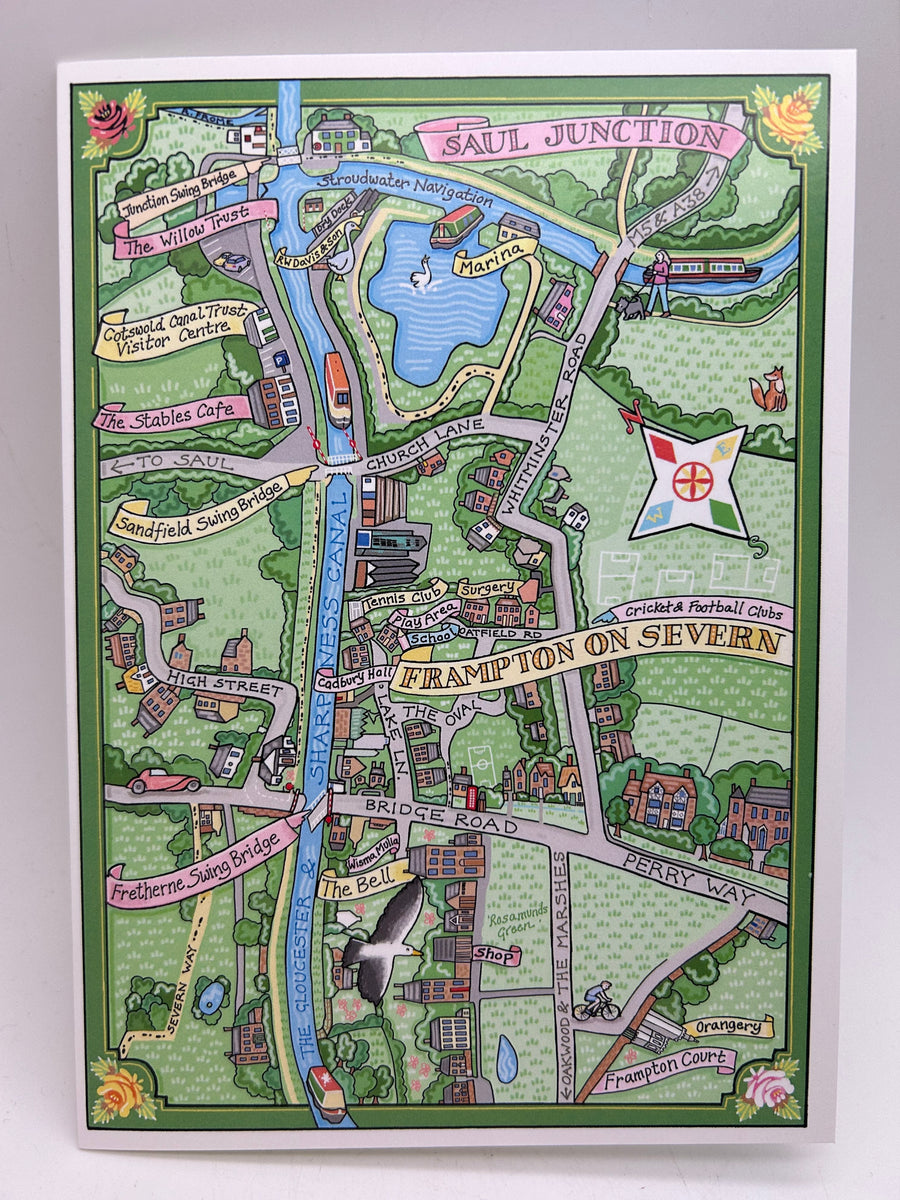 Katie B Morgan “Saul Junction” greetings card – The Made in Stroud Shop