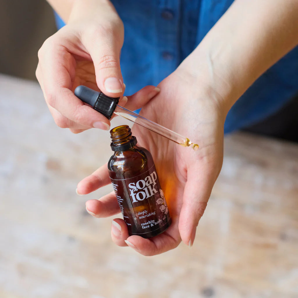 Soap Folk Rosehip Face & Body Oil - 50ml – The Made in Stroud Shop