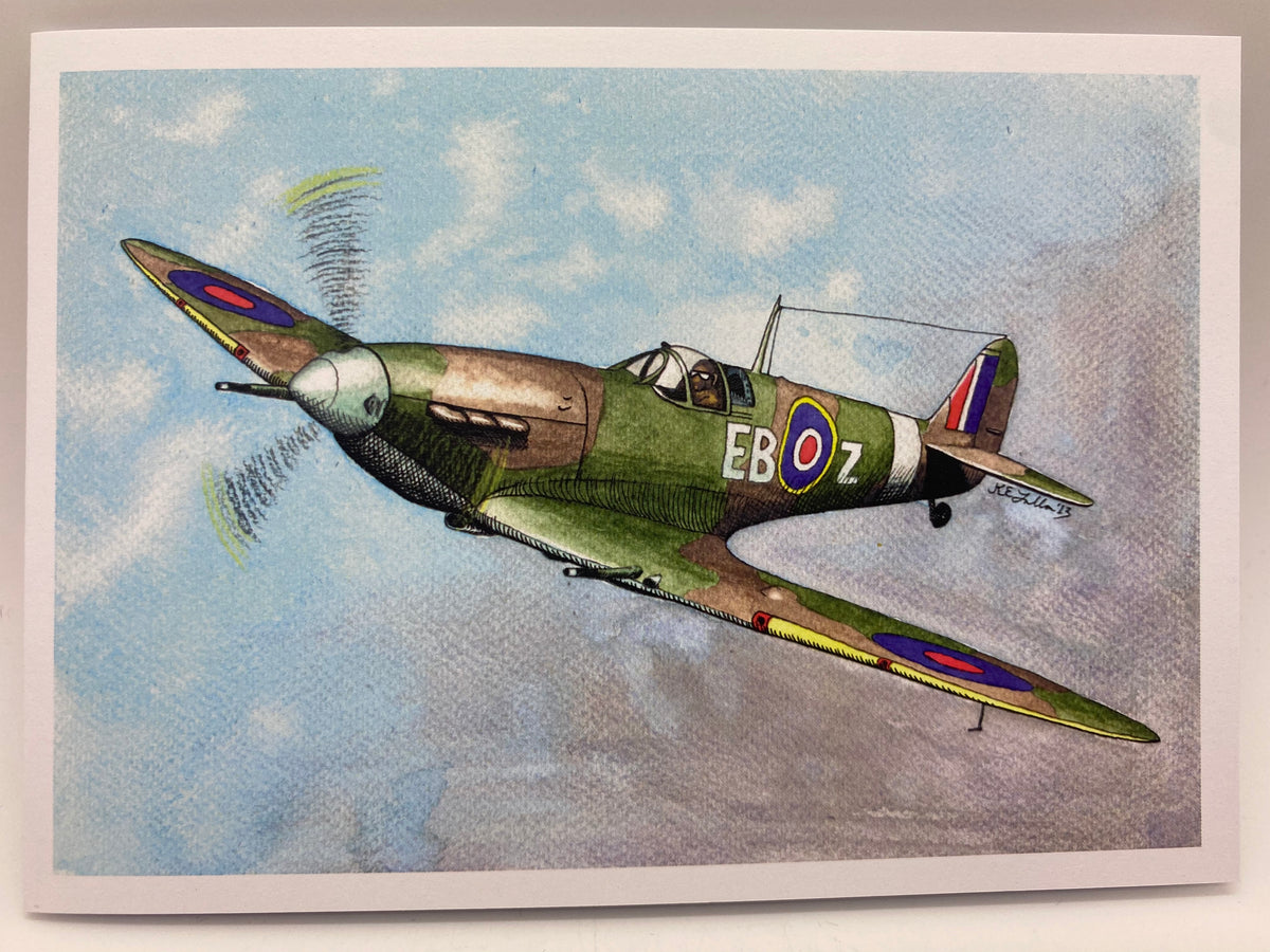 Broody Designs Supermarine spitfire greetings cards (Broody) – The Made ...