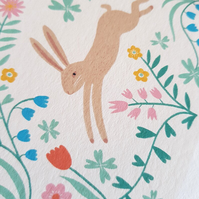 Stephanie Cole Design “Hare” A4 print – The Made in Stroud Shop