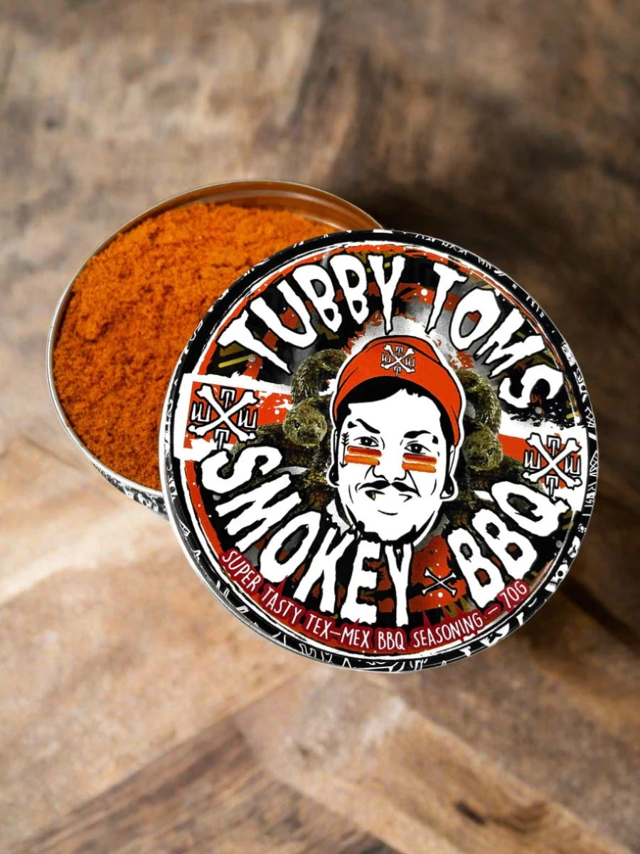 Tubby Tom’s Smokey BBQ seasoning 60g tin – The Made in Stroud Shop